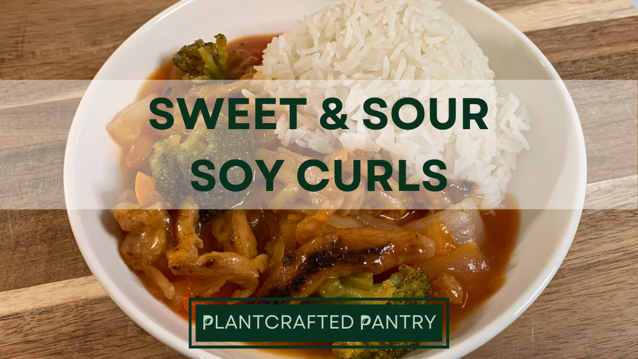 Sweet and Sour Soy Curls – Plantcrafted Pantry